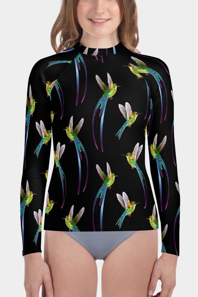 Birds Youth Rash Guard – SeeMyLeggings