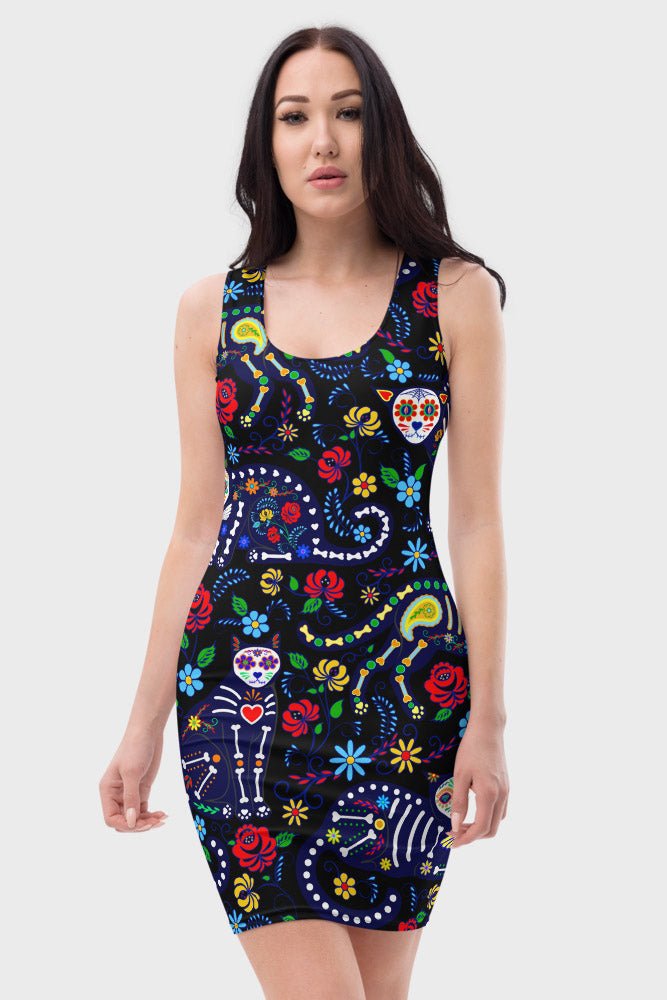 Calavera Cats Dress – SeeMyLeggings
