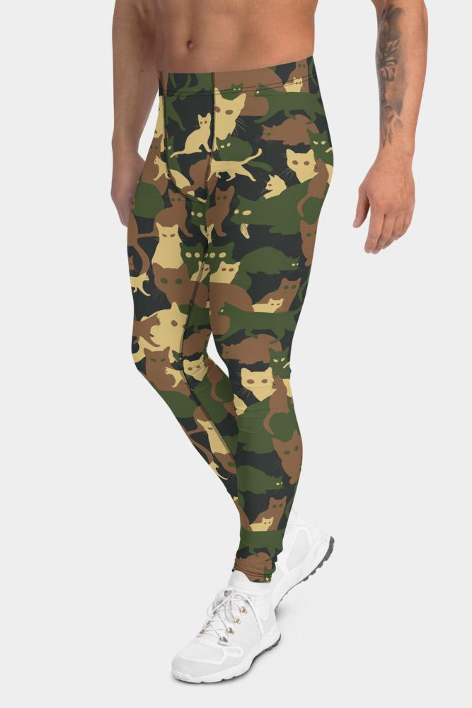Cat Camo Men's Leggings – SeeMyLeggings