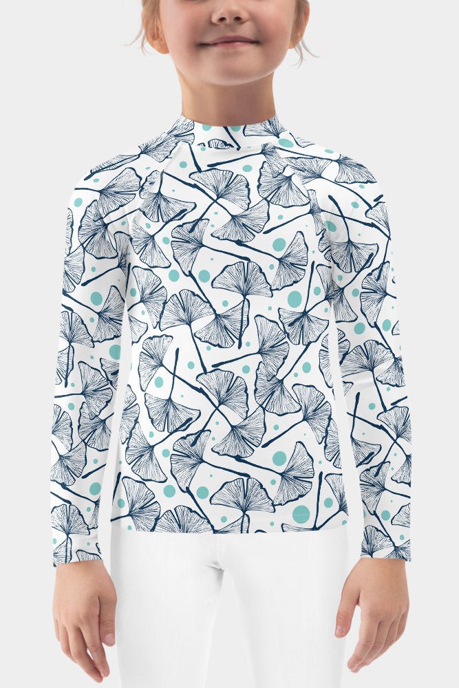 Ginkgo Biloba Kids Rash Guard – SeeMyLeggings