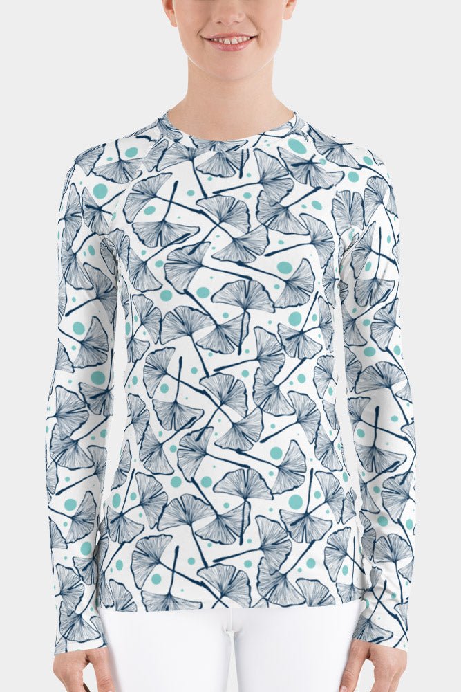 Ginkgo Biloba Women's Rash Guard – SeeMyLeggings
