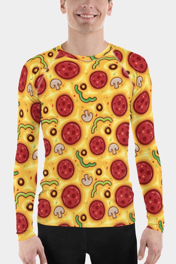 Pizza Men's Rash Guard – SeeMyLeggings