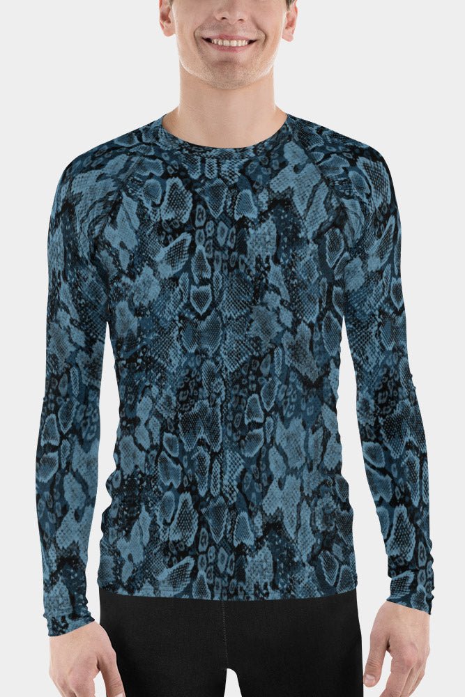 Snakeskin Men's Rash Guard – SeeMyLeggings
